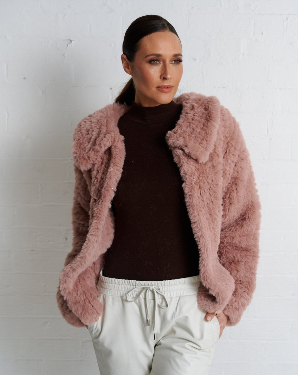 Leola Jacket Rose – Birds of a Feather Couture