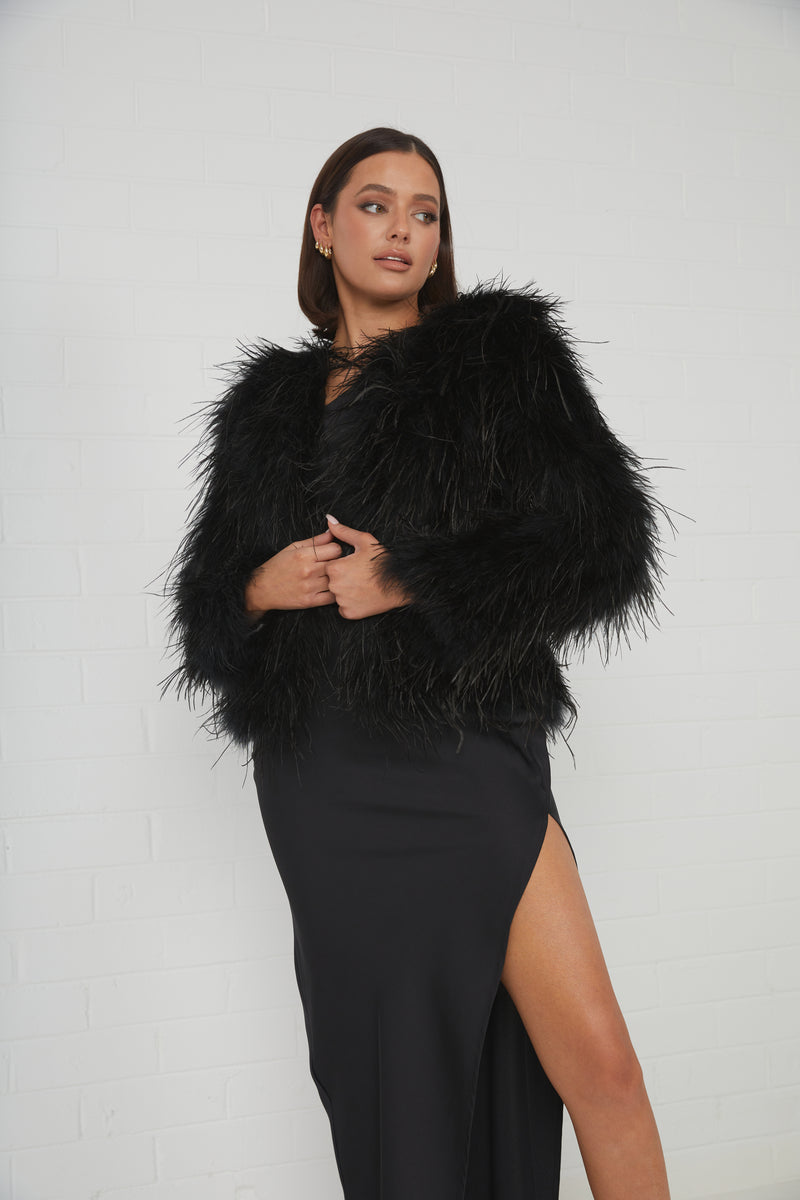 Mia Jacket Black – Birds of a Feather Couture